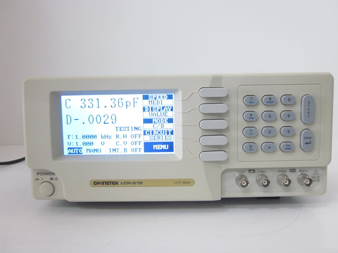 LCRメータ・LCR-819（インステックジャパン INSTEK）を買い取らせていただきました。(2023/06/01) | 計測器、測定器買取りのメジャー